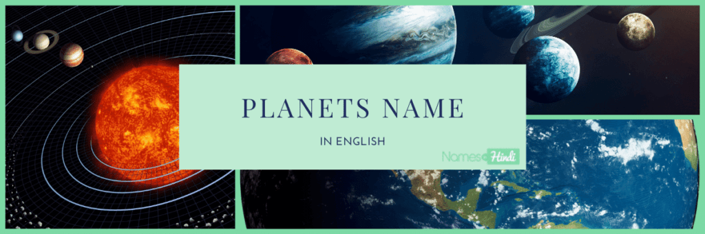 8 Planet Names in English and Their Hindi Translations